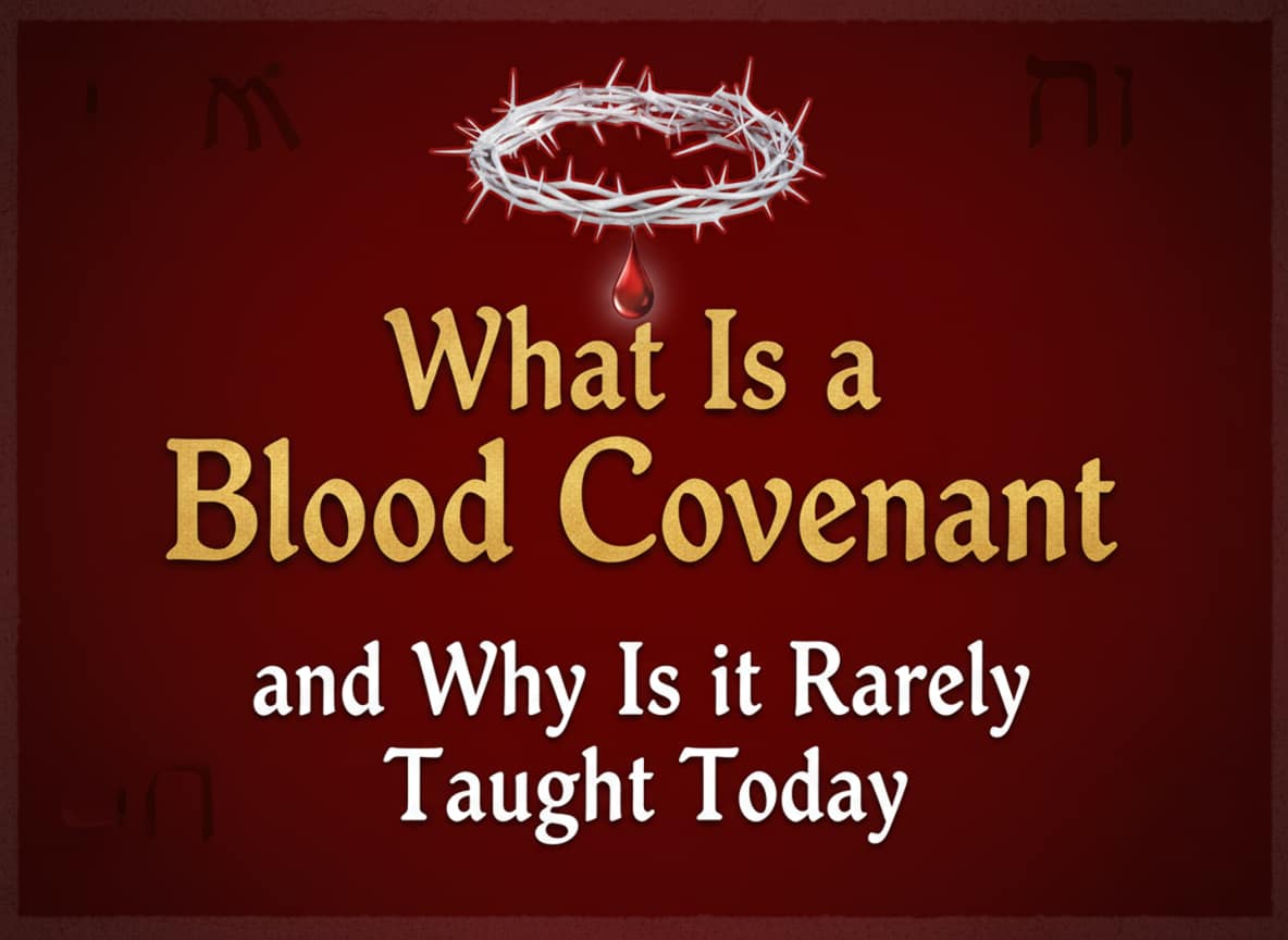 What Is a Blood Covenant? Meaning & Why It’s Rarely Taught